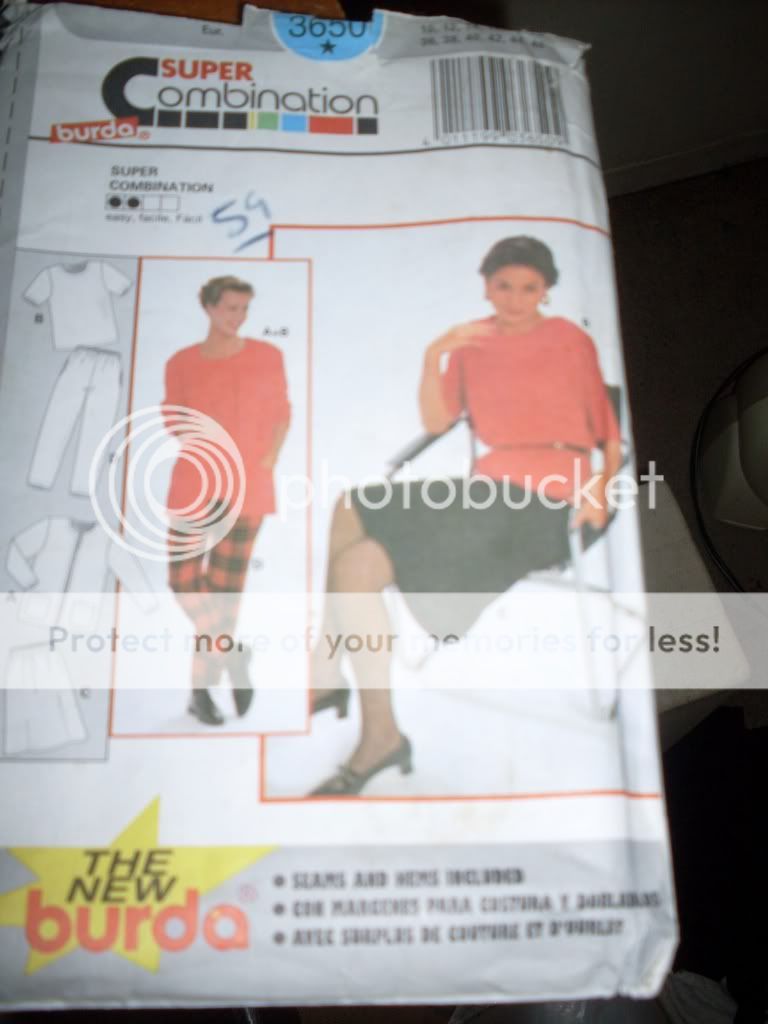 Burda Super Combination 3650 pattern review by jannw