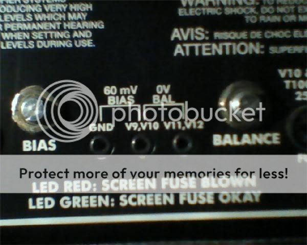 Biasing a Fender Twin amp - bias controls on rear panel - Amps ...